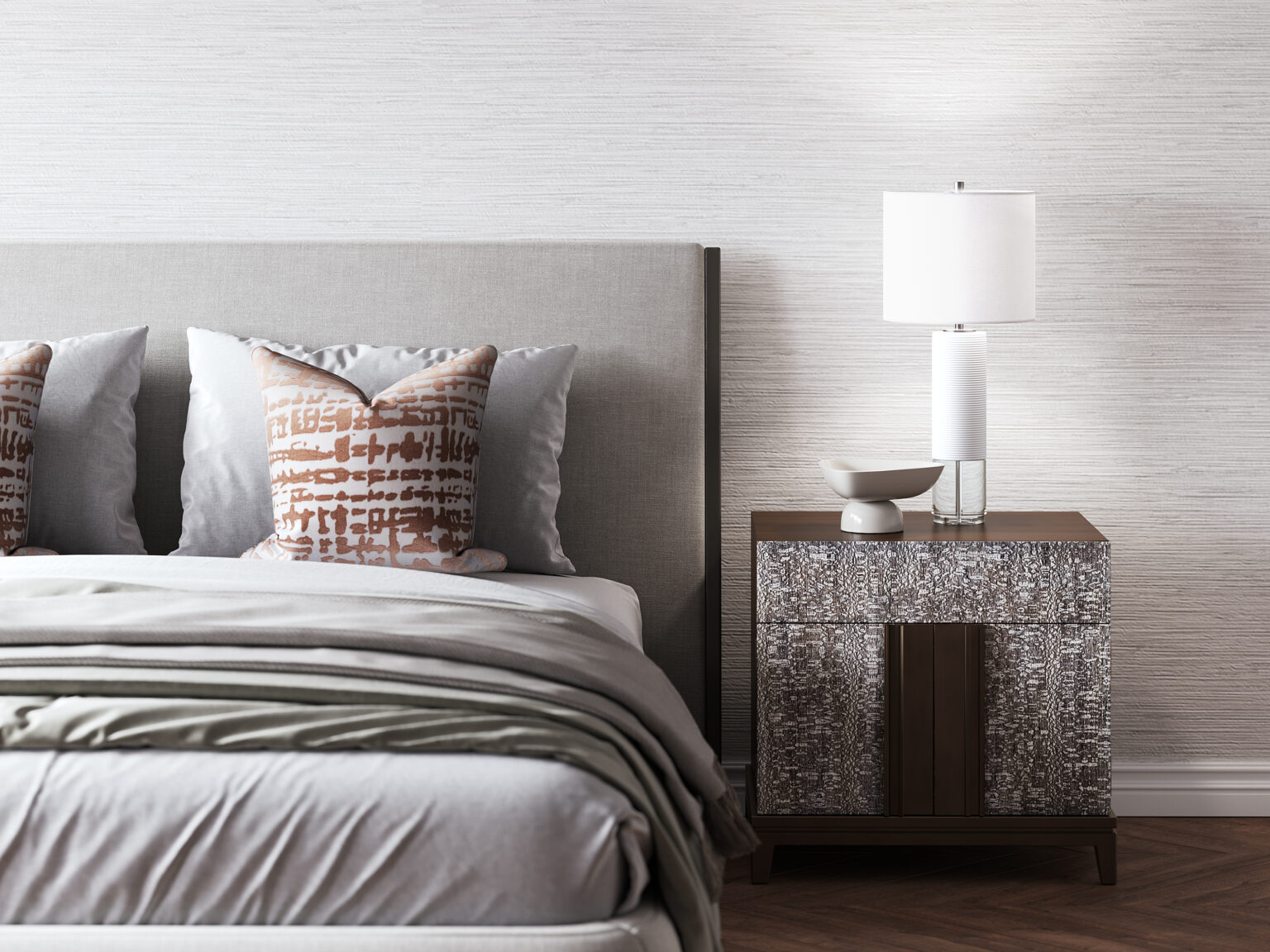 Baby Bermuda Table Lamp - off white, crystal | FlowDecor