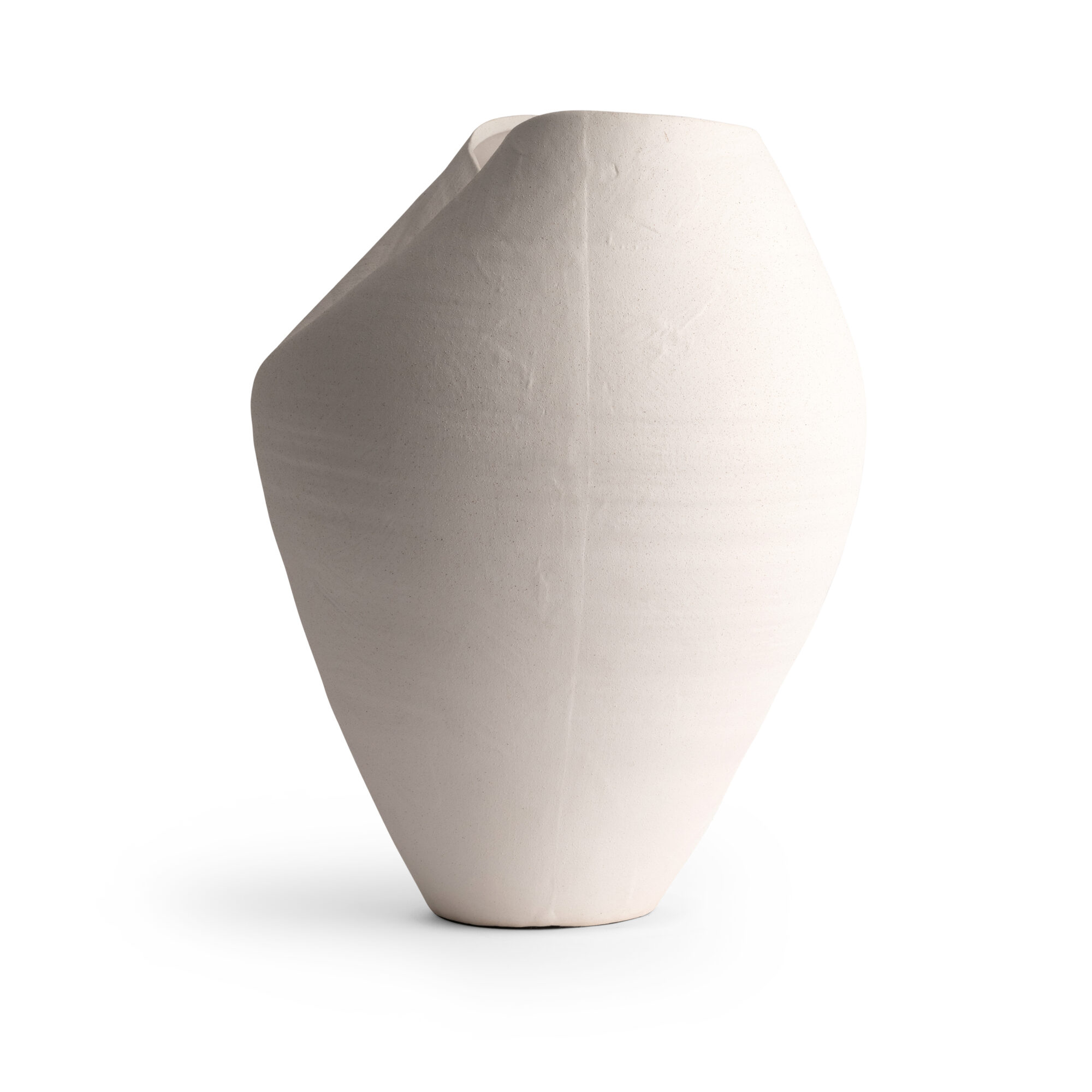 Gage Vase - off white ceramic | FlowDecor