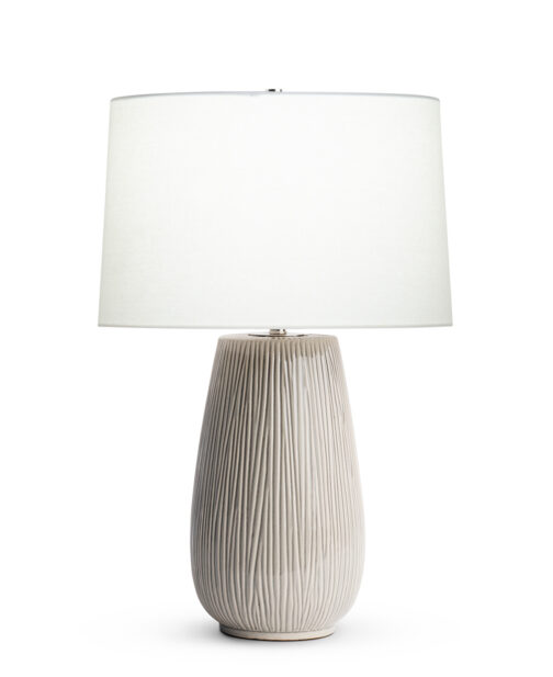 Hilda Table Lamp - grey ceramic | FlowDecor