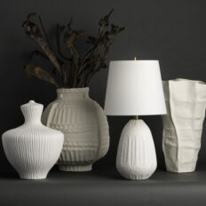 Kate Vase - off white ceramic | FlowDecor