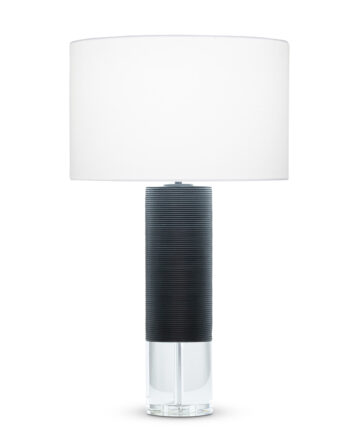 Locke Table Lamp - black, crystal | FlowDecor