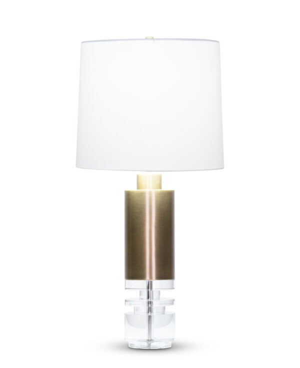 Scott Table Lamp - crystal, antique brass | FlowDecor