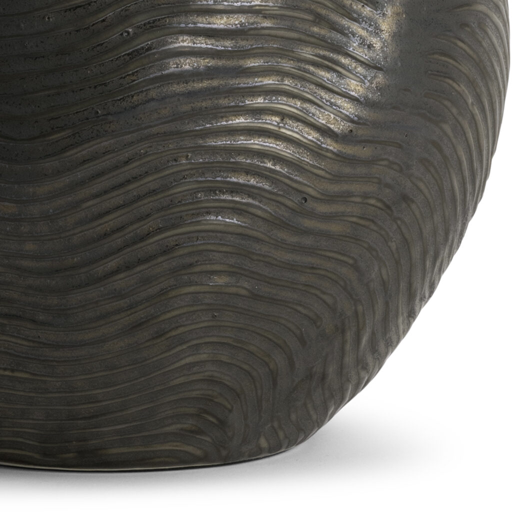 Colin Vase - brown ceramic | FlowDecor