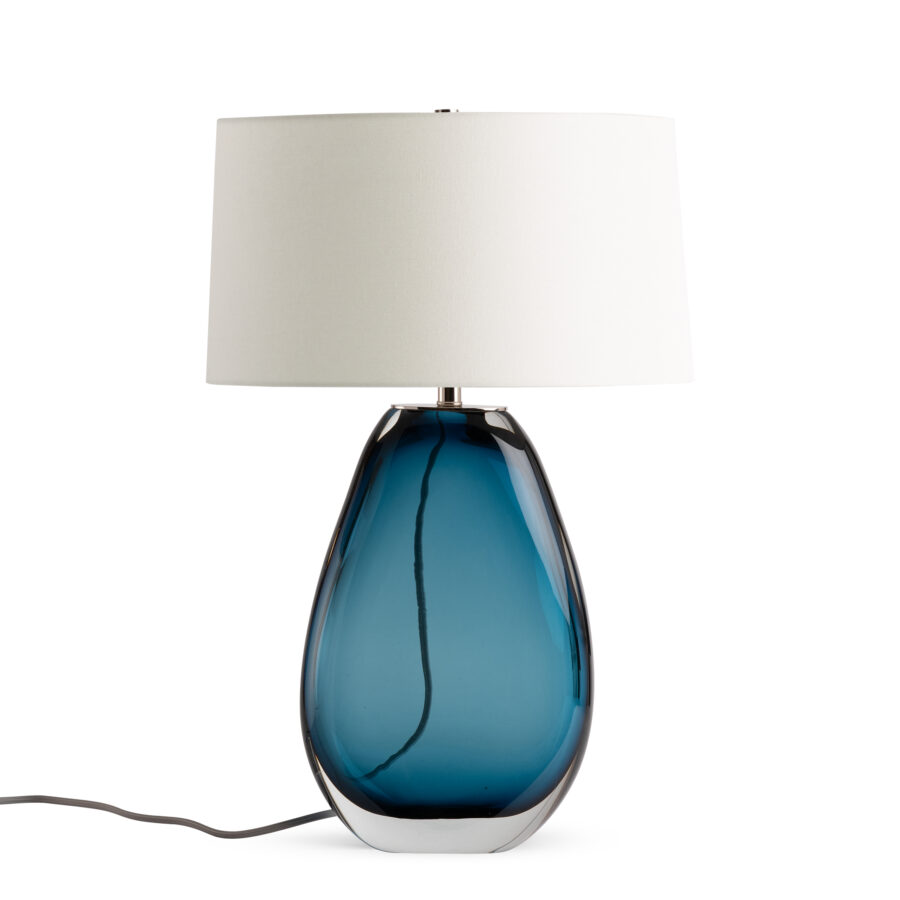 Marina Table Lamp - blue glass | FlowDecor
