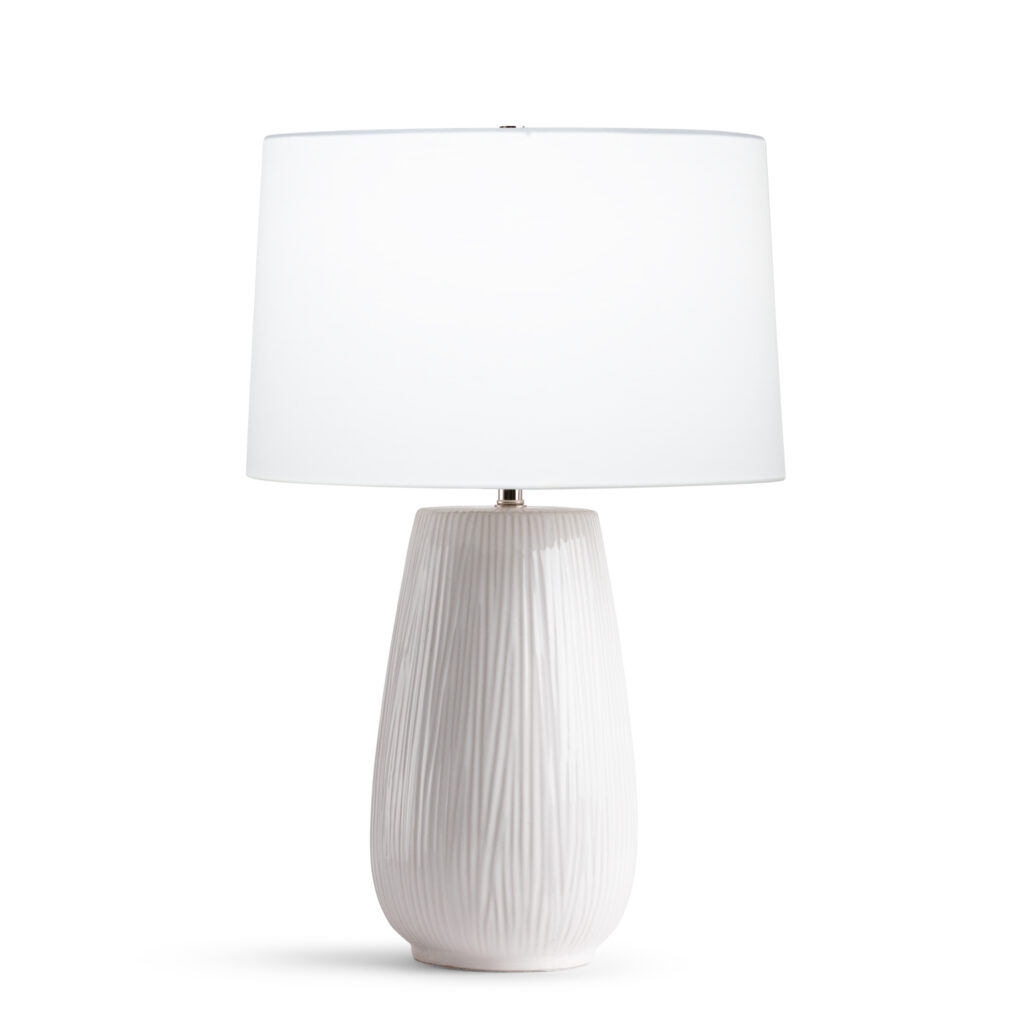 Remy Table Lamp - white ceramic | FlowDecor