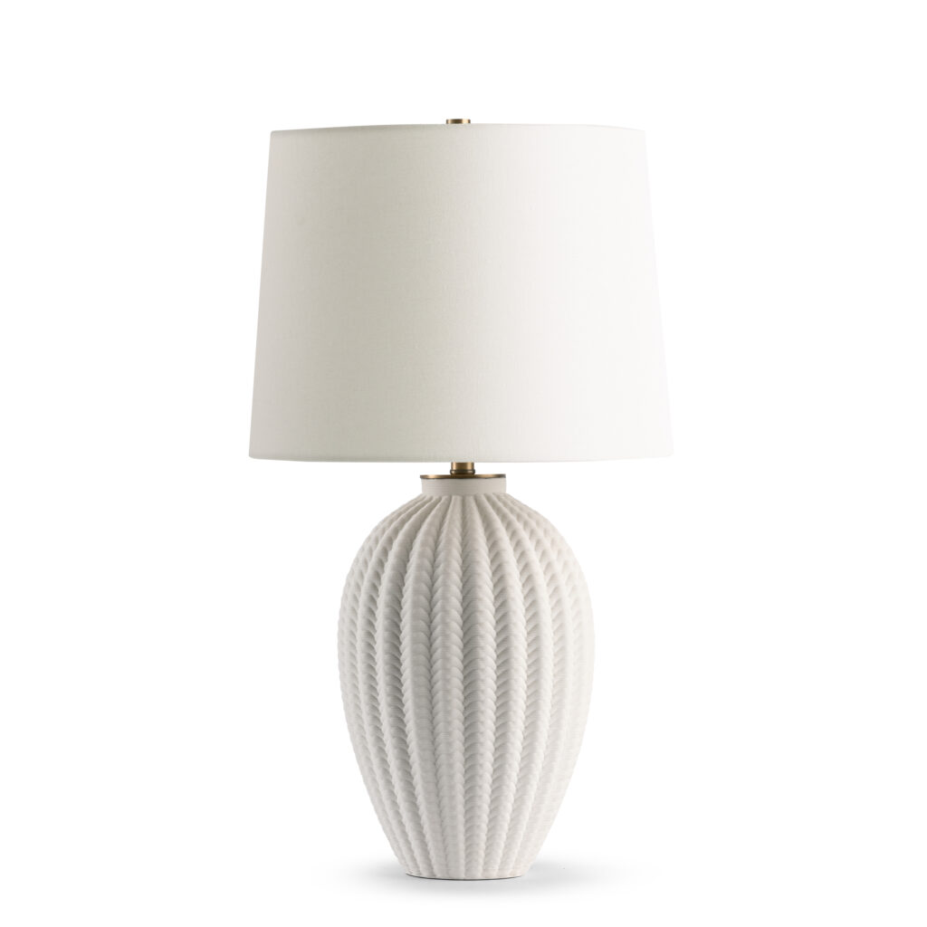 Imogen Table Lamp - off white ceramic | FlowDecor
